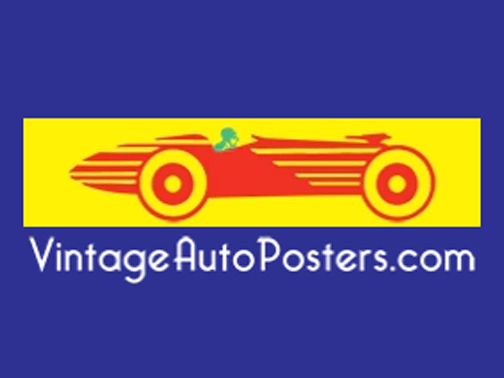 Vintage Auto Posters at Automobilia Collectors Expo during Monterey Car ...