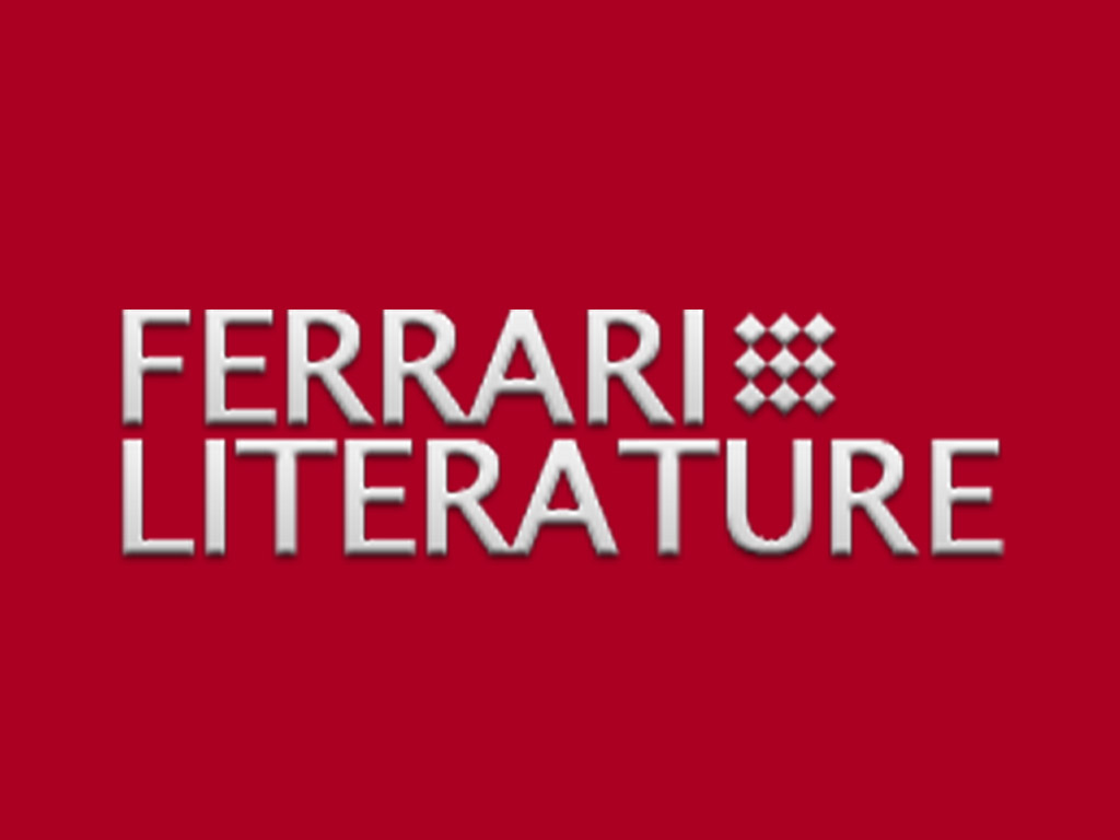 Ferrari Literature at Automobilia Collectors Expo during Monterey Car Week